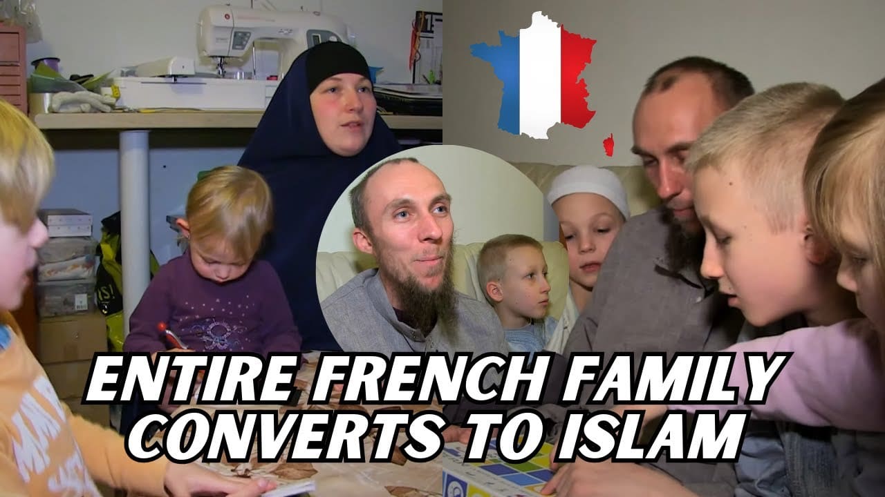 All 9 members of this french family accepted Islam!